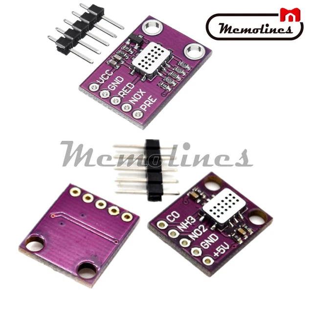 MICS-6814 CARBON MONOXIDE Nitrogen Oxygen Compact Sensor CO/NO2/NH3 Gas ...