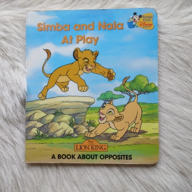 THE LION KING simba and nala at play book about opposites board book $7 ...