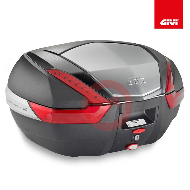 VALISE ARRIÈRE TOP-CASE Top Case GIVI V47N 47L Monokey Cover Aluminium ...
