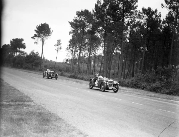 NORMAN BLACK RON Gibson, MG Midget J3 1933 Motor Racing Old Photo 1 EUR ...
