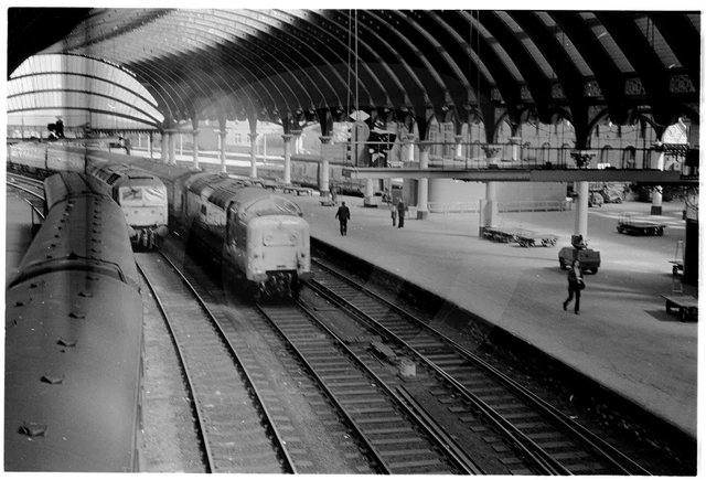 4 B/W 35MM Negs: Class 55 Deltic: Class 45: Class 47: York: May 1980 1 ...