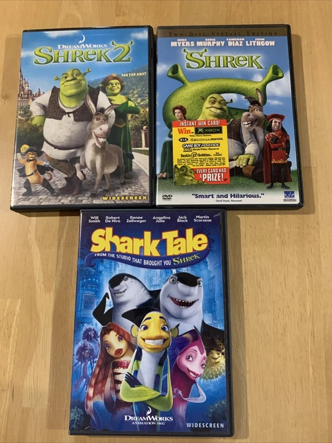 DREAMWORKS DVD BUNDLE Shrek, Shrek2, Shark Tale EUR 12,72 - PicClick DE