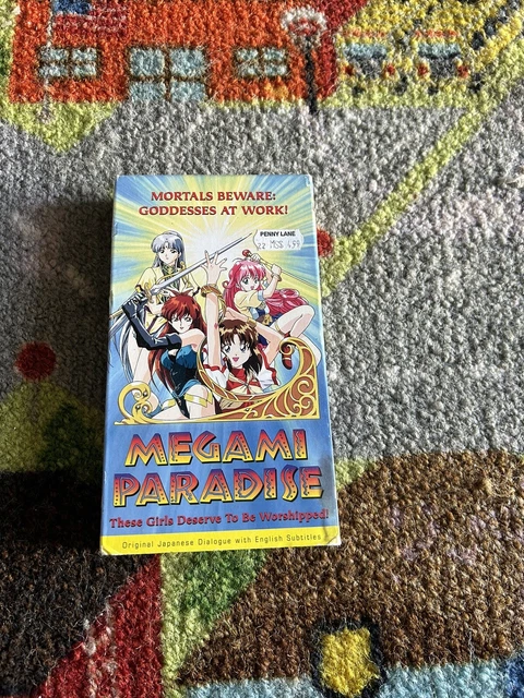 MEGAMI PARADISE JAPANESE w/ Eng Sub Anime VHS A.D. Vision OOP Slipcase ...