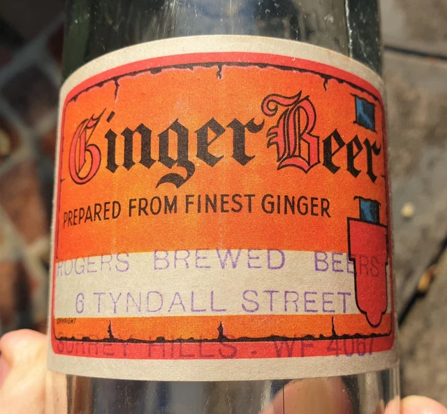1960S 24 OZ HAY'S COLAC AERATED WATER VIC Crown Seal + Ginger Beer ...