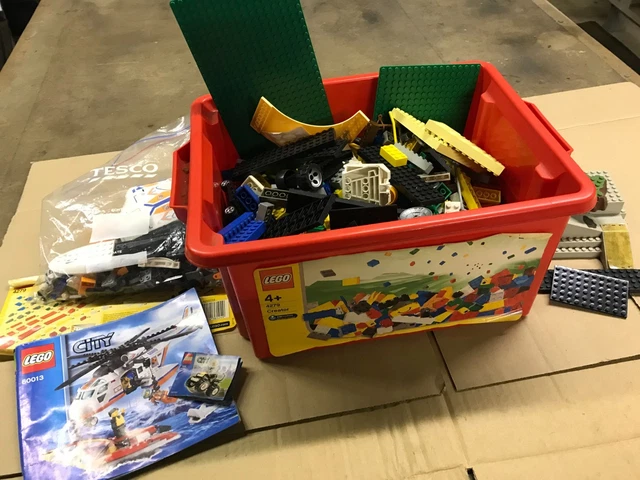 LEGO CREATOR BUCKET Bin Tub Bricks Construction Building 4279 City ...