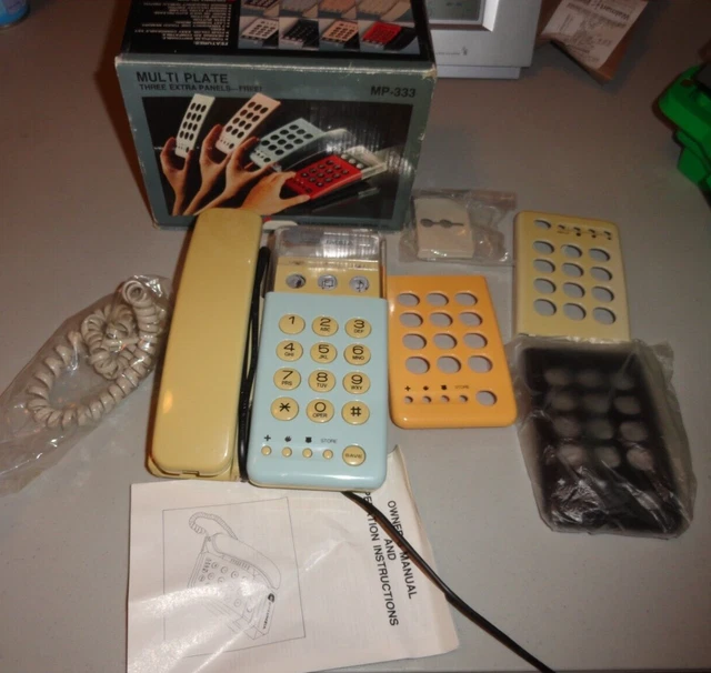 COLUMBIA LANDLINE TELEPHONE Model MP333 Multi Plate Touch Tone Phone w ...