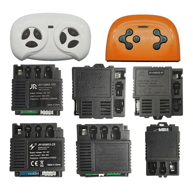 JR-RX-12V/6V CHILDRENS ELECTRIC Car Remote-Control & Receiver JR1738RX ...
