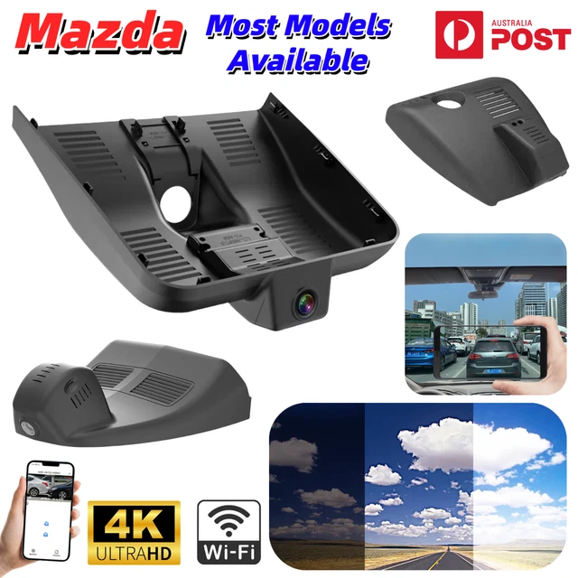4K DASH CAM For Mazda Front Rear Car Camera WiFi APP Video Recorder ...