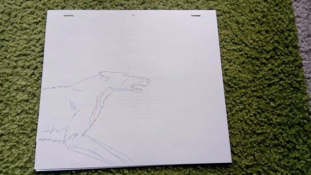 GINGA NAGAREBOSHI GIN Anime Douga Cel Toei Animation Akita Dog Densetsu ...