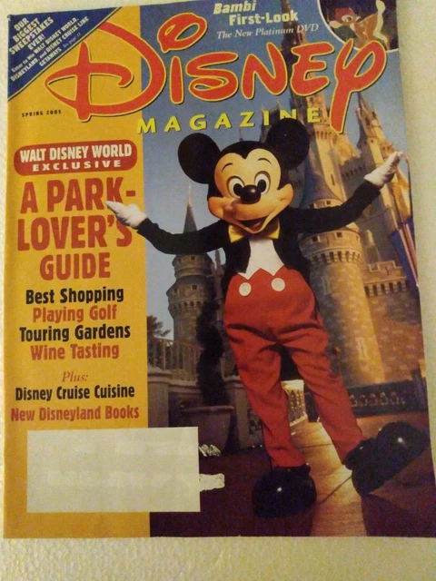 DISNEY MAGAZINE......&WALT DISNEY World Exclusive"......Spring 2005 £4. ...
