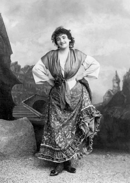 OPERA SINGER FRENCH Soprano Emma Calve c1890 2 Old Photo $8.50 ...