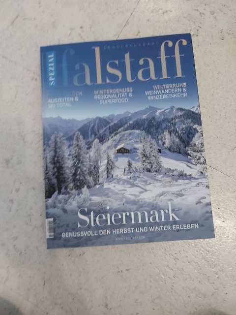 FALSTAFF STEIERMARK SONDERAUSGABE: Winter Genuss, Weinwandern, Regional ...