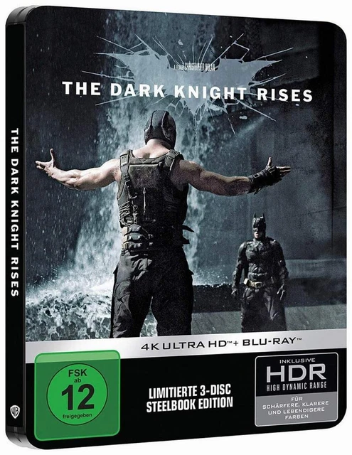 &THE DARK KNIGHT RISES" - Christopher Nolan - Batman - 4K UHD Blu-ray Steelbook EUR 49,80 ...