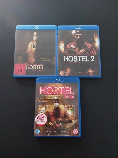 HOSTEL 1 + 2 + 3 Uncut deutsch Blu-ray NEUWERTIG ! Horror Bluray Film ...