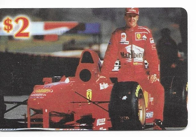 RARE / TELEPHONE Card - Michael Schumacher F1 Formula 1 Gp Race ...