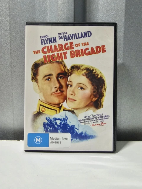 THE CHARGE OF The Light Brigade - R4 DVD, Errol Flynn & Olivia DeHavilland, 1936 $10.00 ...