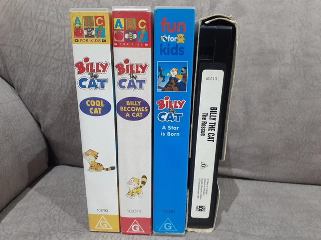 BILLY THE CAT Complete ABC Kids VHS x4 EUR 33,79 - PicClick DE