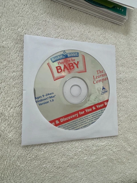READER RABBIT PLAYTIME for Baby V1.0 - 1999 The Learning Company Win ...