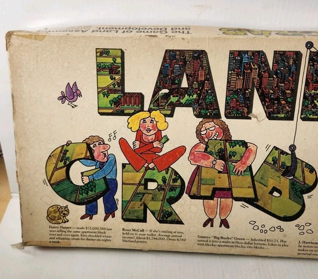 VINTAGE LAND GRAB Board Game 1974 Waddingtons $22.39 - PicClick CA