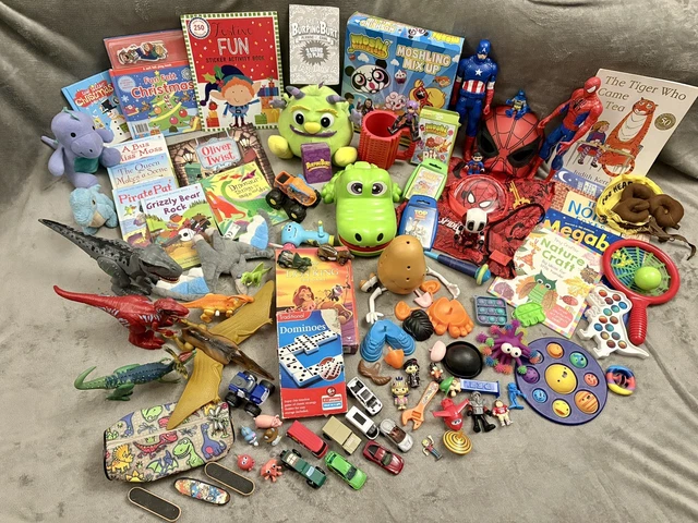 TOY BUNDLE RANDOM Toys Boys Action Figures. Dinosaurs games Large toy ...