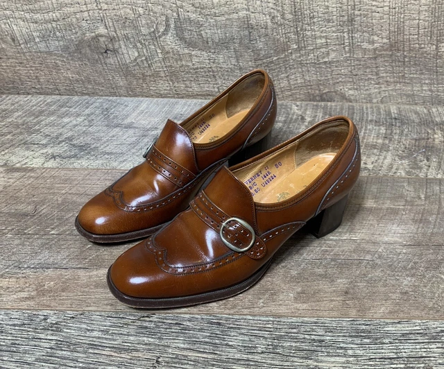 CHURCH’S VERNEY CUBAN Heel Brogue Shoes B/C 144R - Size 5 £149.99 ...