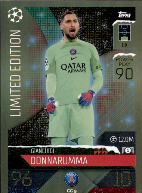CHAMPIONS LEAGUE 2022/23 Card CC09 - Gianluigi Donnarumma - Limited ...