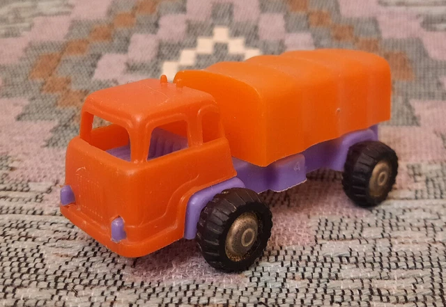 RARE VINTAGE PLASTIC Truck Car Auto Soviet Russian Mini Toy USSR 1970's ...