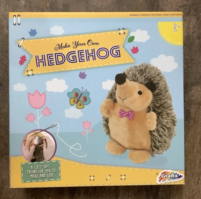 MAKE YOUR OWN Hedgehog Kit - by Grafix - Brand New - Great Gift Idea £8 ...
