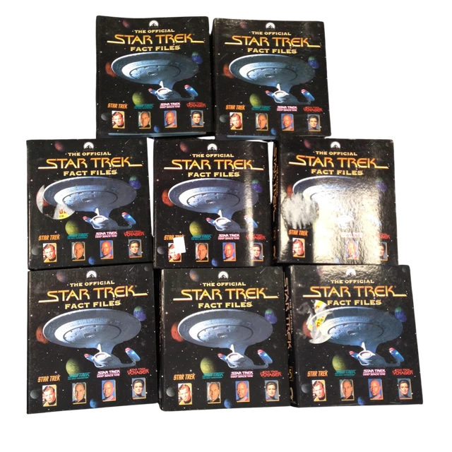 STAR TREK FACT Files Collection Pre-Owned Binders Collectibles Hobby £6 ...