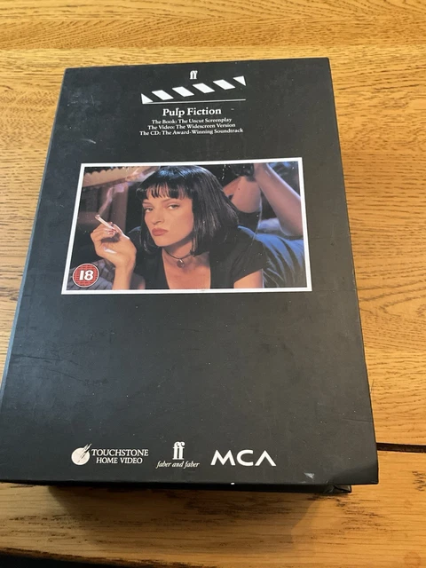 PULP FICTION UK Collectors Box Set - VHS, CD & Screenplay Book ...