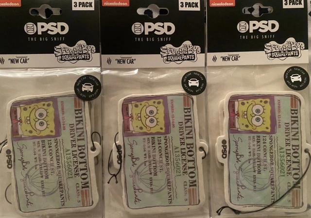 SPONGEBOB SQUAREPANTS BIKINI Bottom Drivers License 9 Pack Bundle Air ...