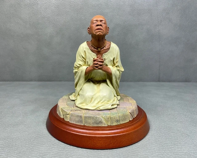 THOMAS BLACKSHEAR'S EBONY Visions "The Prayer" Figurine 1997 COA ...