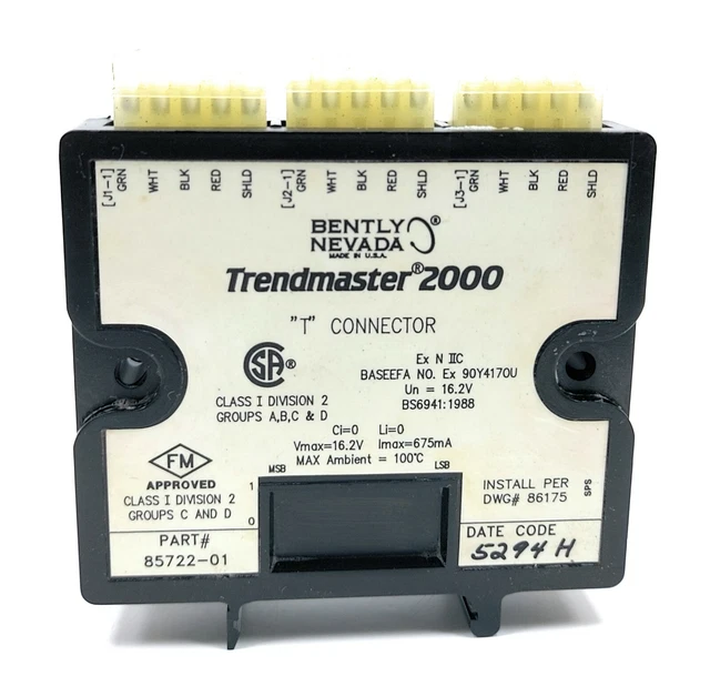 GE BENTLY NEVADA Trendmaster 2000 Transducer Interface Module $188.00 ...