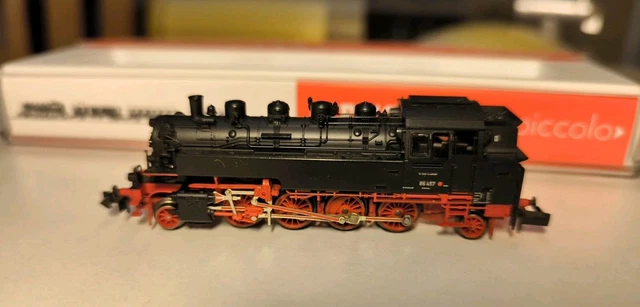 FLEISCHMANN SPUR N 7086 Dampflok BR 86 457 der DB DC Analog in OVP Top ...