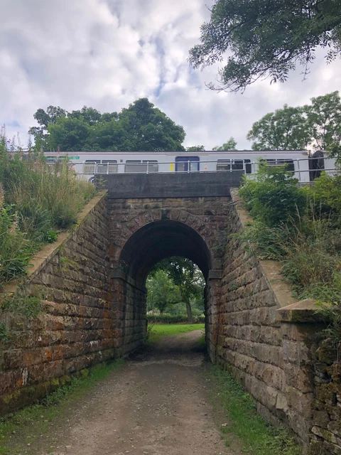 PHOTO 6X4 RAILWAY Bridge over footpath The line connecting Buxton to ... PHOTO 6X4 RAILWAY Bridge over footpath The line connecting Buxton to ...