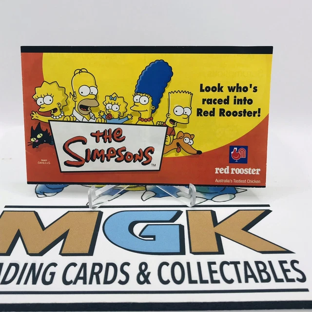 THE SIMPSONS RED Rooster Mea Promotional Discount Book Vintage 2003 $24 ...