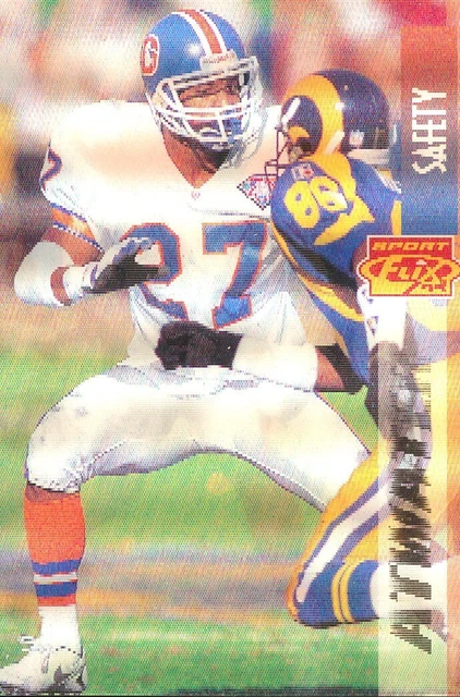 SPORT-FLIX STEVE ATWATER BRONCOS Arkansas RAZORBACKS HOF EUR 1,09 ...