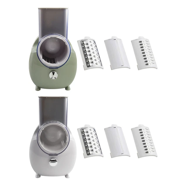 INNOVATIVE ELECTRIC ROTARY Vegetable Cutter Slicer 3 in 1 Automatic ...
