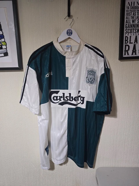 LIVERPOOL 1995/96 ADIDAS away shirt - XL £104.67 - PicClick UK