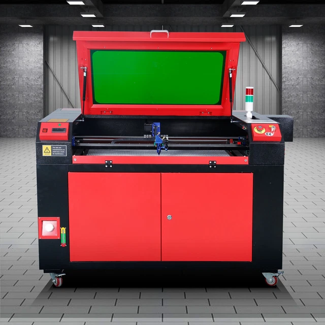 VEVOR GRAVEUR LASER CO2 Machine de Gravure Découpe 100W Table Travail ...