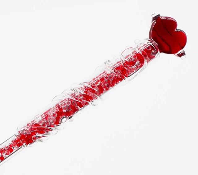 RED HEART GLASS Wand, by Arribas Disneyland Paris £69.90 - PicClick UK