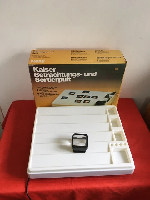 KAISER FOTOTECHNIK SLIDE Viewing & Sorting Desk. £19.99 - PicClick UK