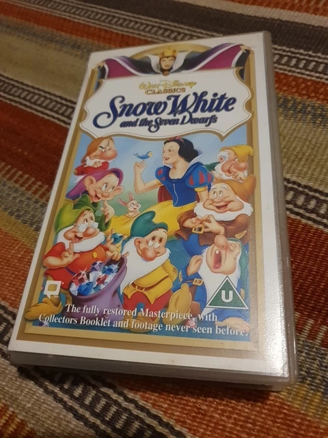 WALT DISNEY CLASSICS Snow White VHS Tape Vintage Nostalgia £5.99 ...