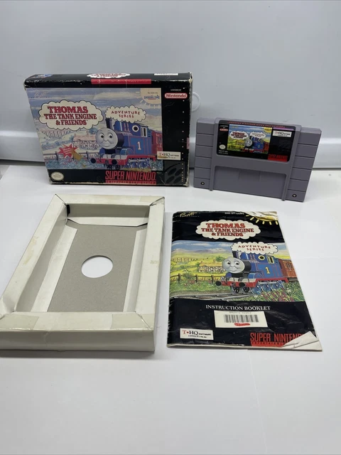 NINTENDO THOMAS THE Tank Engine & Friends SNES Complete CIB RARE Hard ...