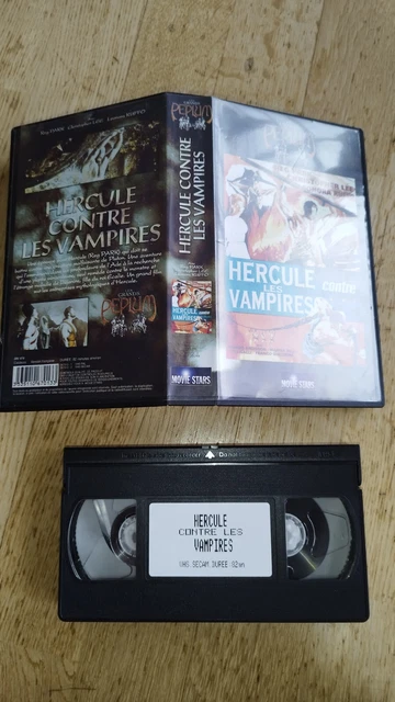 VHS HERCULE CONTRE les Vampires Video cassette K7 Peplum Bava Christopher Lee EUR 20,00 ...