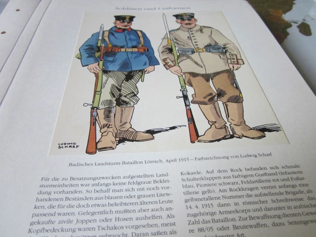 DEUTSCHES MILITÄR ARCHIV 1. Weltkrieg 4 4007 Badisches Landsturmbataiilon 1915 EUR 6,25 ...