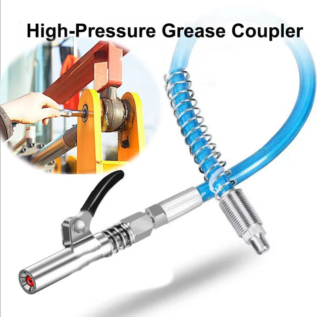 10000 PSI GREASE Tool Coupler Car Syringe Lubricant Single Handle ...
