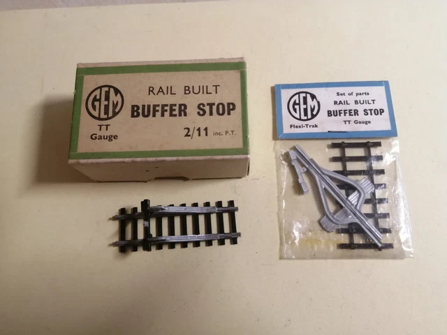 GEM TT RAIL Built Buffer Stops x 2 - Tri-ang TT £4.99 - PicClick UK