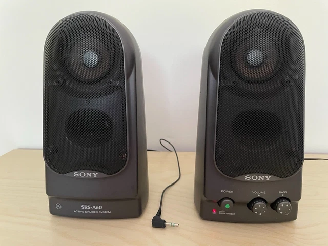 SONY SRS A-60 active loudspeakers. UK Tested And Working- Excellent ...