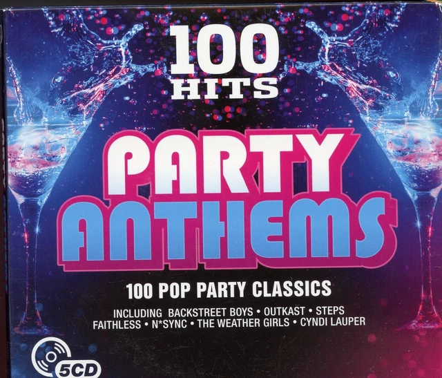 100 HITS - Party Anthems - 5CD £5.43 - PicClick UK